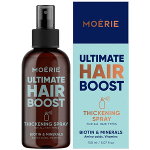 Moerie Ultimate Hair Boost Thickening Spray 150ml | bodytonix Australia