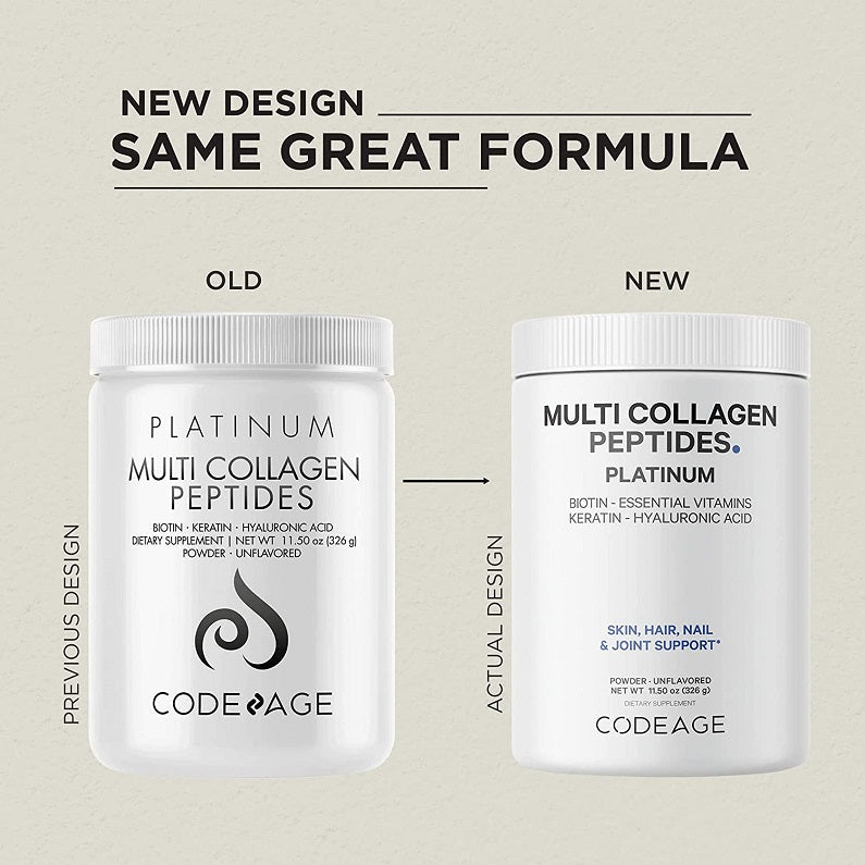 Codeage Multi Collagen Peptides Powder Platinum | bodytonix Australia | bodytonix