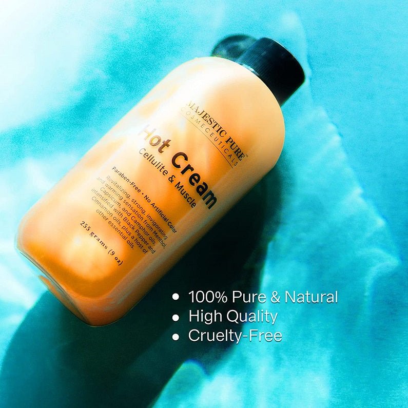 Majestic Pure Hot Cream Cellulite & Muscle Treatment | bodytonix ...